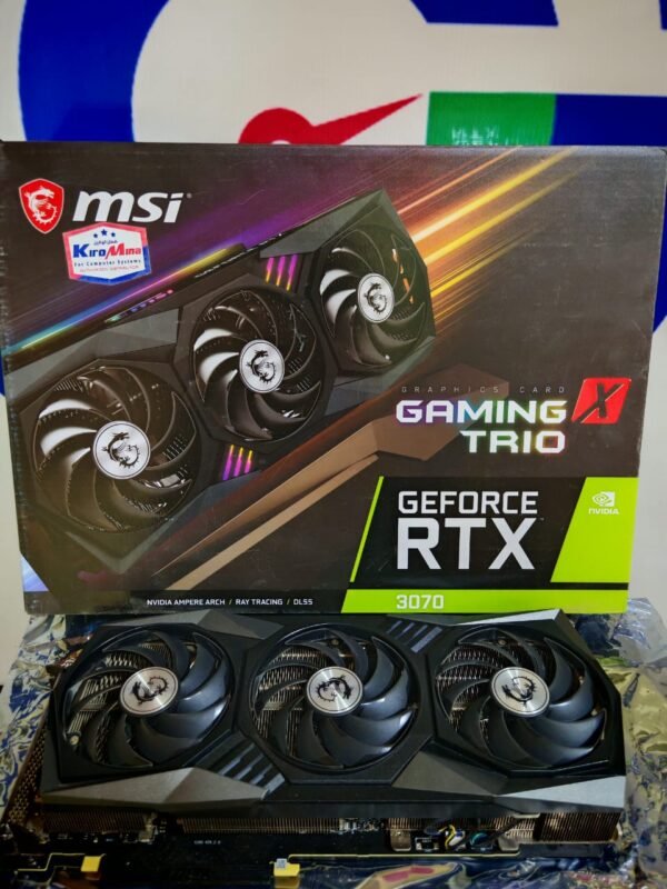 Graphic Card Nvidia Geforce RTX 3070 8GB Msi GamingX Trio ddr6 - gc ...