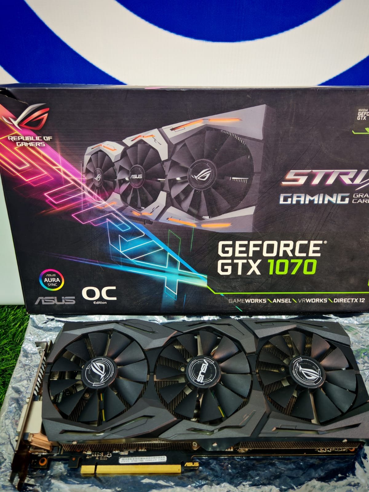 Graphic Card Nvidia Geforce Gtx 1070 8gb Ddr5 Asus Rog Strix Gaming oc ...