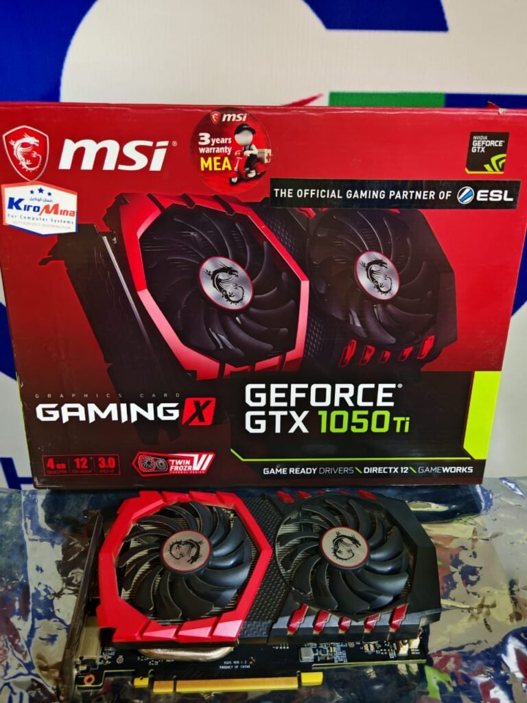 Graphic Card Nvidia GeForce GTX 1050 Ti 4GB GDDR5 MSI Gaming X - gc ...