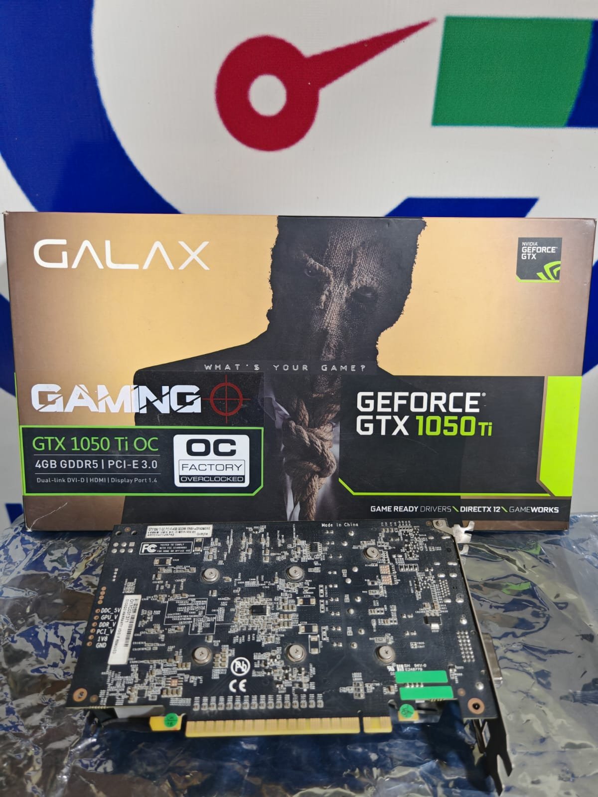 Graphic Card Nvidia Geforce Gtx 1050 ti 4gb Ddr5 Galax Gaming oc - gc ...